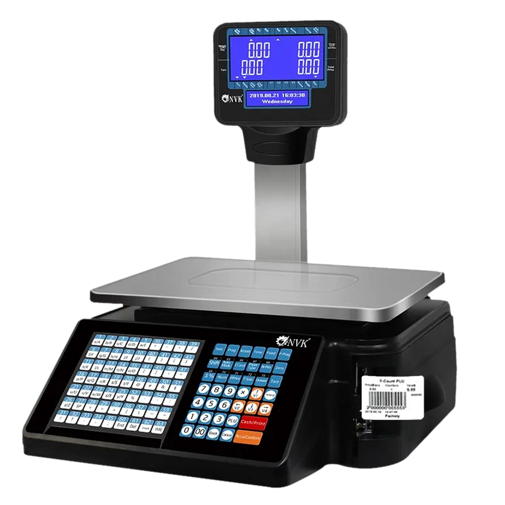TMA Label Printing Scale - High-Precision Weighing & Barcode Labeling